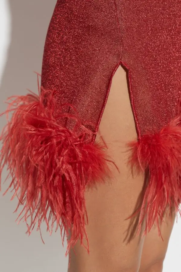 Oseree Feather Dress