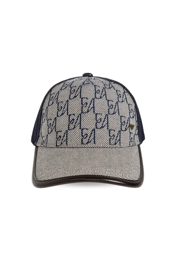 Emporio Armani Monogram Baseball Cap - Beige