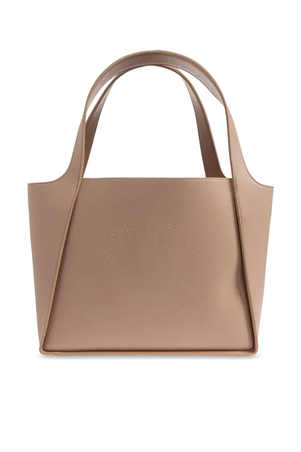 Stella McCartney Tote Bag With Perforated Logo - Pink