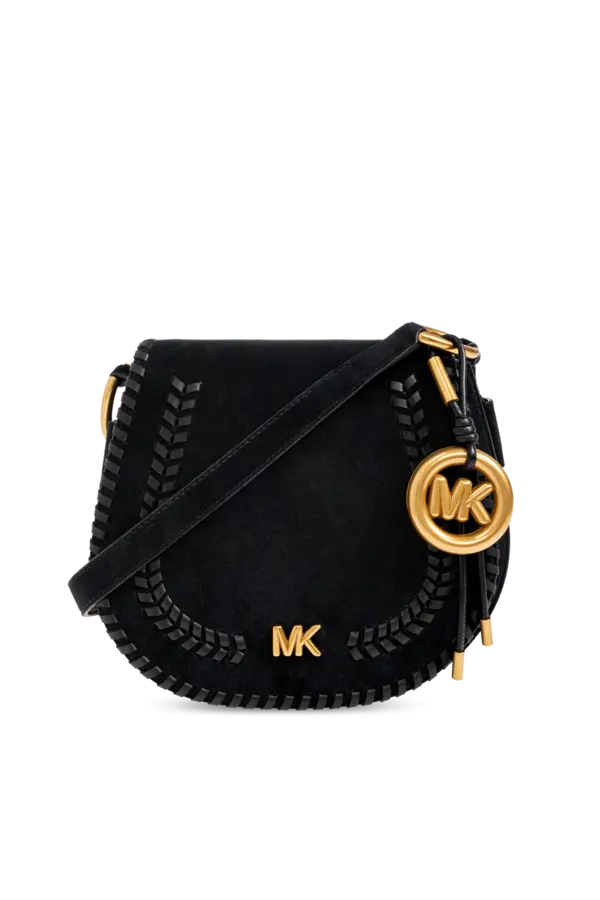 Michael Kors Josie Suede Crossbody Bag - Black