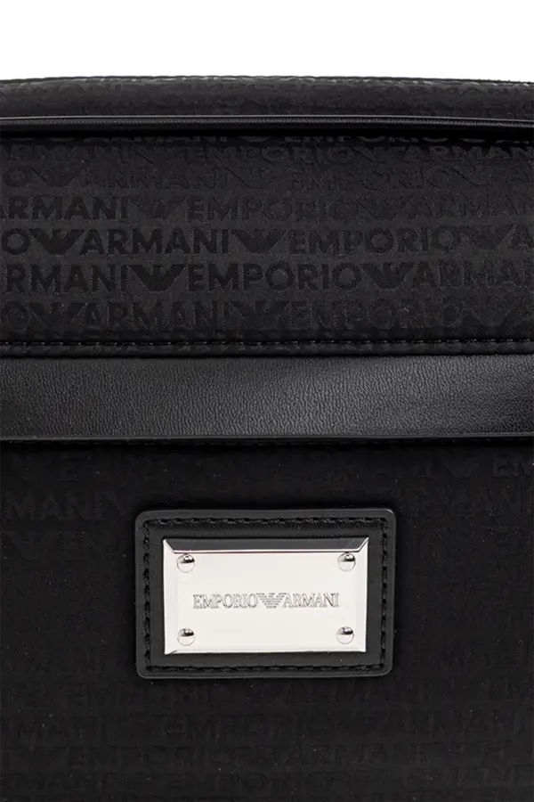 Emporio Armani Monogrammed Toiletry Bag