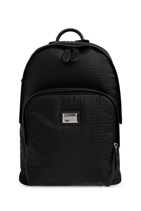 Emporio Armani Monogram Backpack