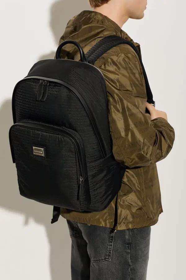 Emporio Armani Monogram Backpack