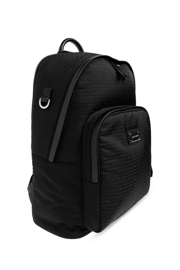 Emporio Armani Monogram Backpack