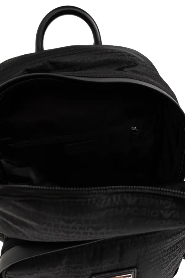 Emporio Armani Monogram Backpack