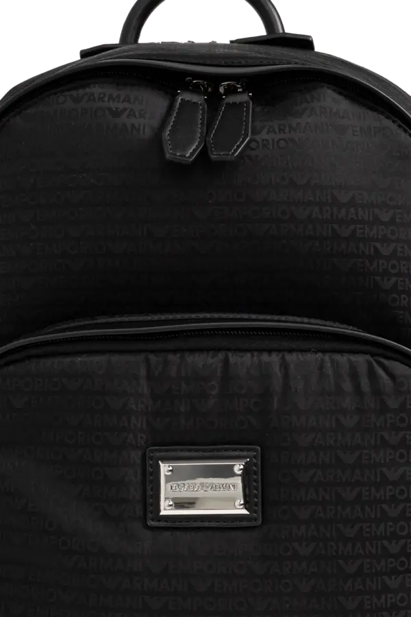 Emporio Armani Monogram Backpack