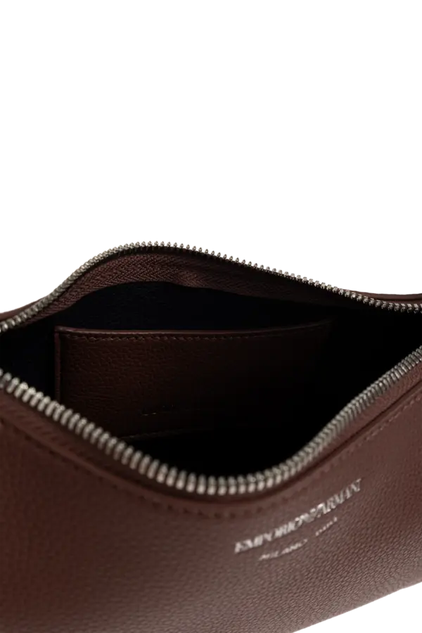 Emporio Armani Embossed Logo Shoulder Bag