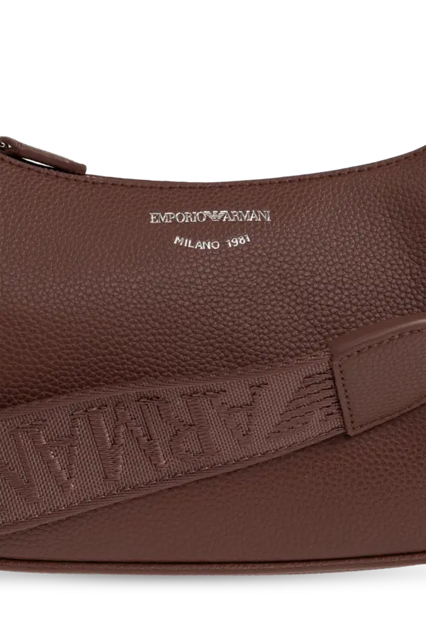 Emporio Armani Embossed Logo Shoulder Bag