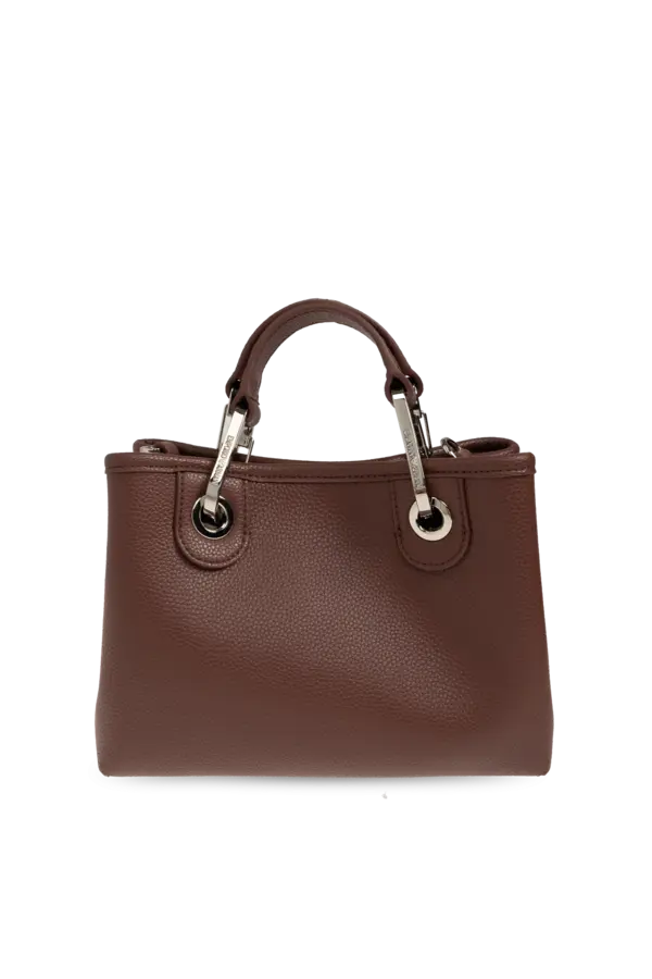 Emporio Armani Leather Top Handle Bag