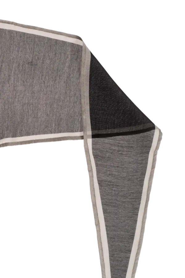 Emporio Armani Asymmetrical Scarf With Logo