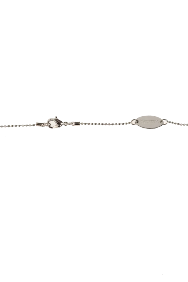 Dsquared2 Matchstick Pendant Necklace In Tone And Red
