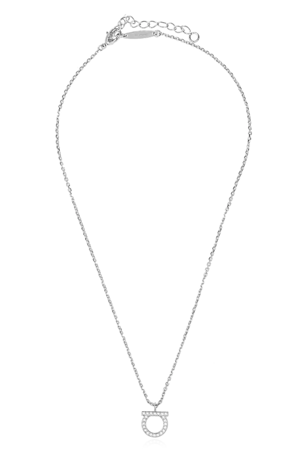 FERRAGAMO Logo Pendant Necklace
