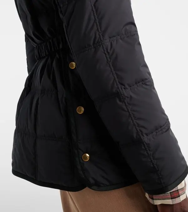 Moncler Cygnes Quilted Down Jacket - Black