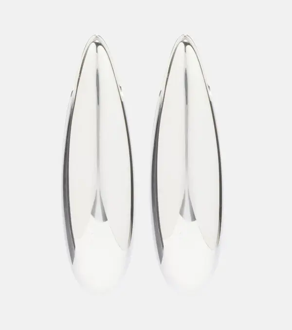 Bottega Veneta Sterling Sculptural Earrings - Silver