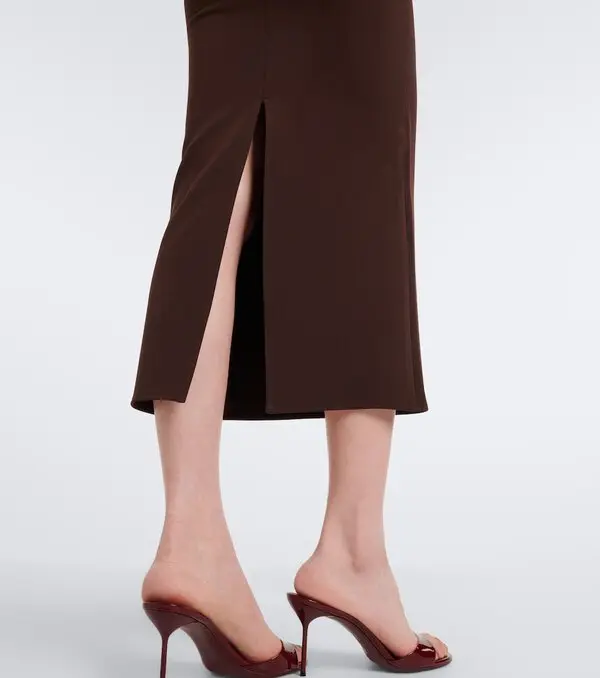 Alex Perry Off-shoulder Midi Dress