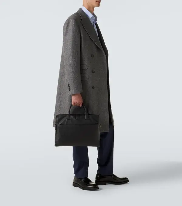 Canali Leather Briefcase