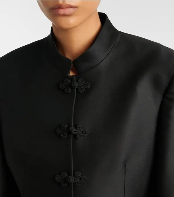 RÓHE Wool-blend Jacket With Toggle Fastening