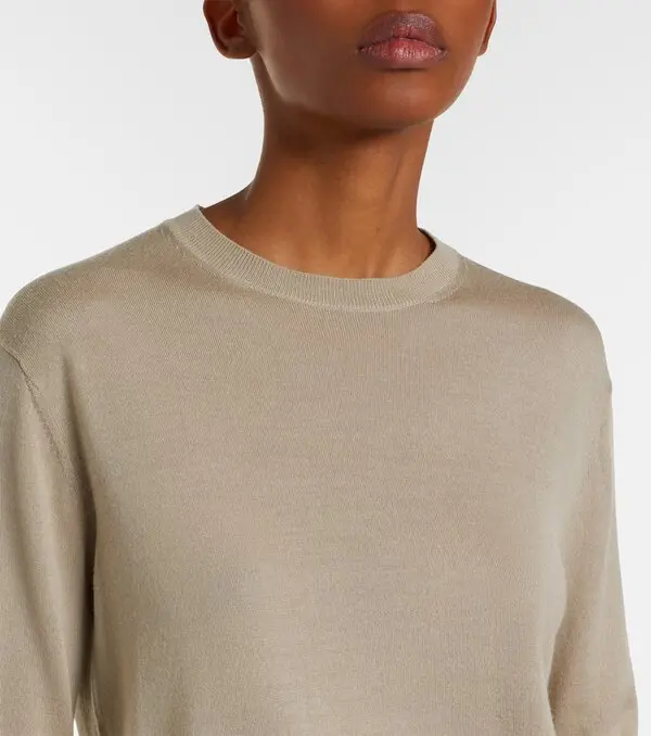TOTEME Cashmere And Silk Crewneck Sweater