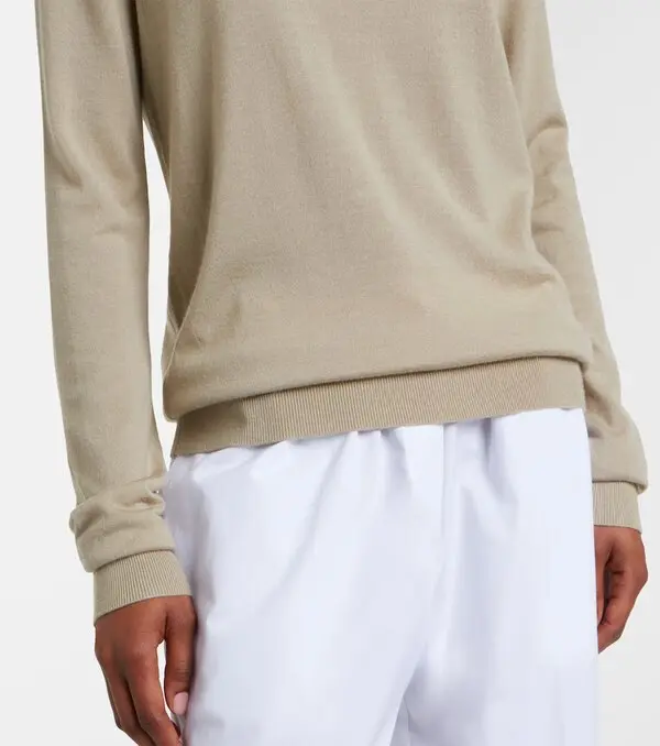 TOTEME Cashmere And Silk Crewneck Sweater