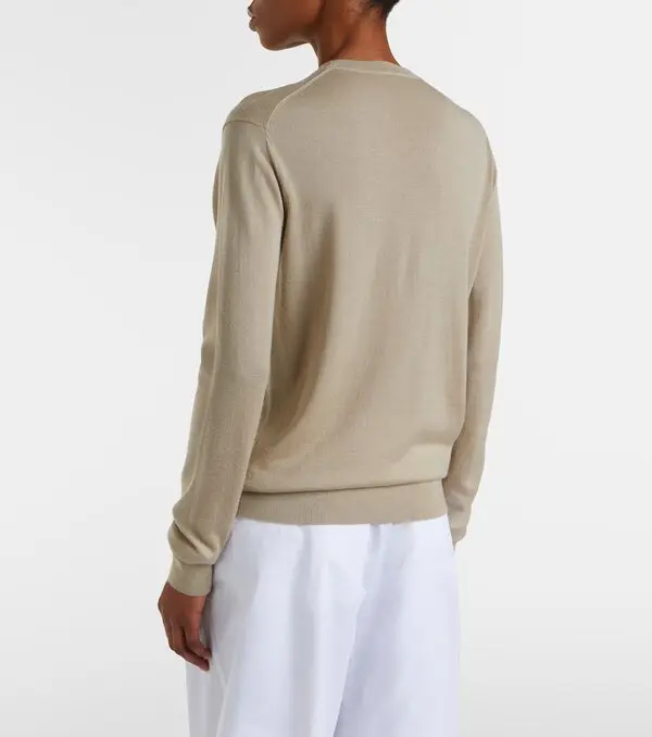 TOTEME Cashmere And Silk Crewneck Sweater