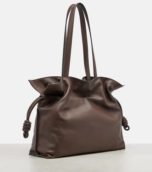 Loewe Flamenco Large Leather Tote Bag