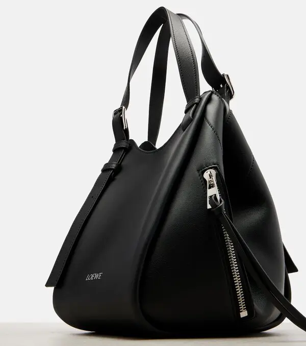 Loewe Hammock Flip Medium Leather Tote Bag