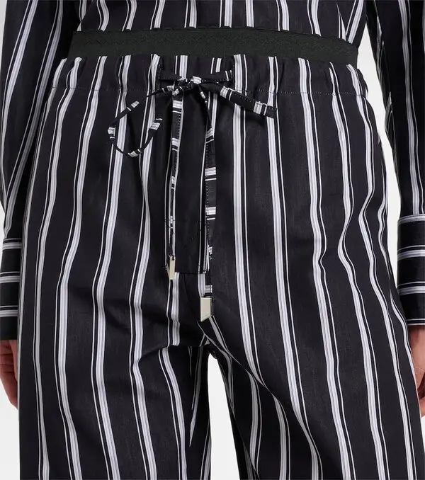 Attico Striped Cotton Sweatpants