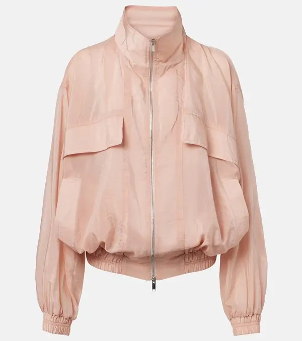 THE FRANKIE SHOP Drea Bomber Jacket - Pink