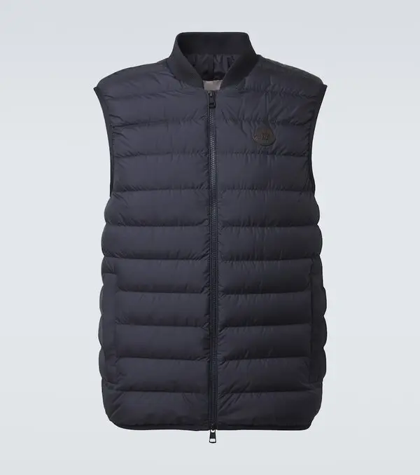 Moncler Froissel Quilted Down Vest - Blue