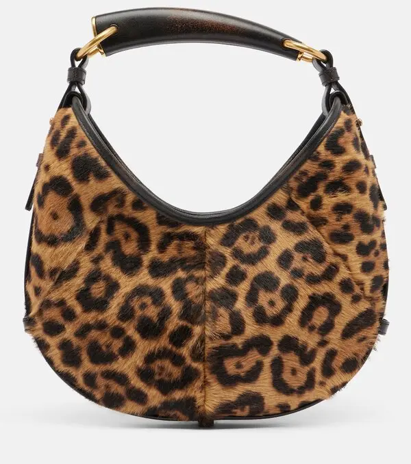 Saint Laurent Mombasa Small Shoulder Bag - Beige