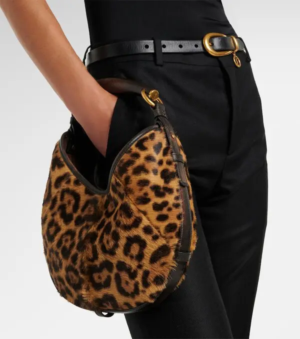 Saint Laurent Mombasa Small Shoulder Bag - Beige