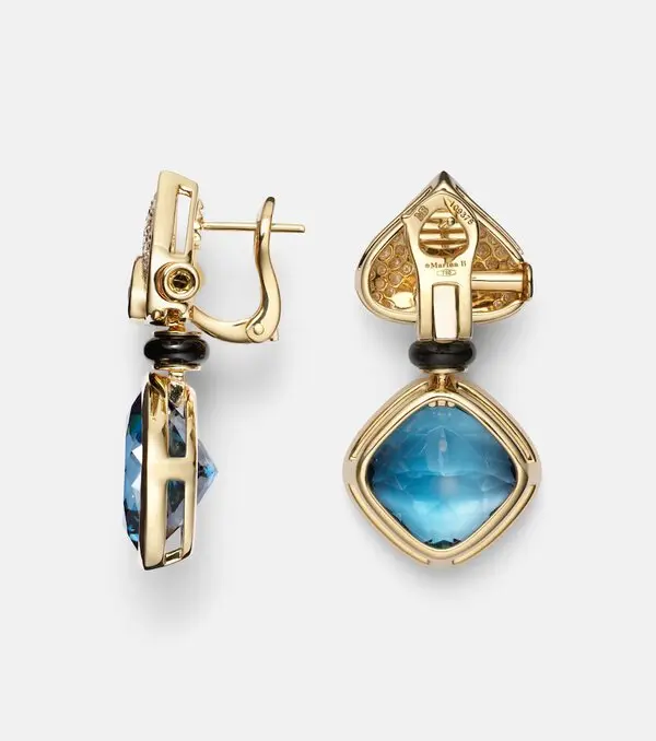 Marina B Pauline 18kt Earrings With Gemstones