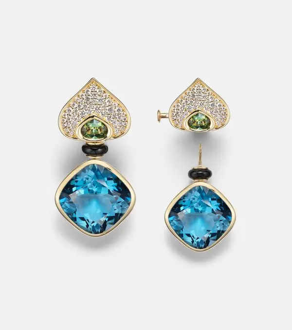 Marina B Pauline 18kt Earrings With Gemstones