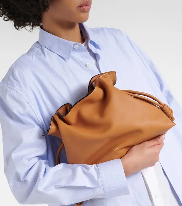 Loewe Flamenco Clutch - Brown