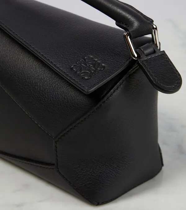 Loewe Puzzle Edge Mini Leather Top-handle Bag