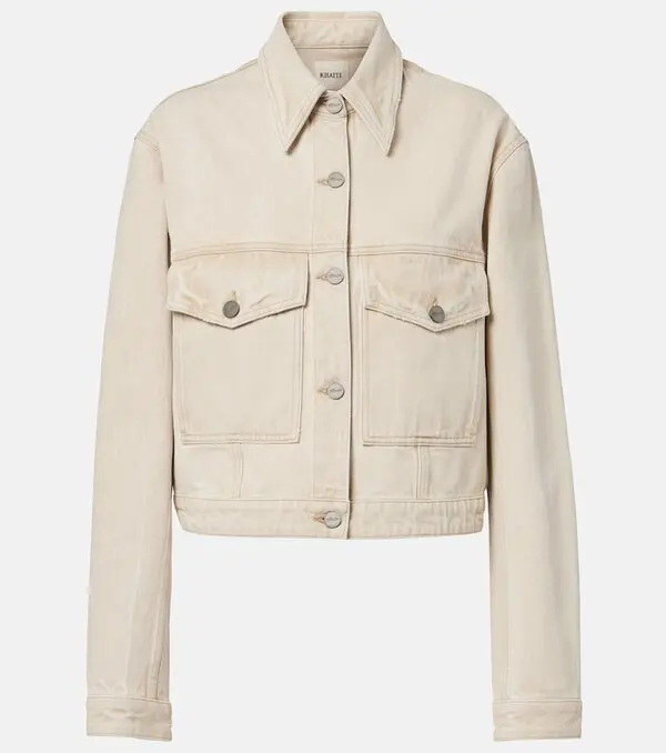 Khaite Tomer" Denim Jacket - Grey