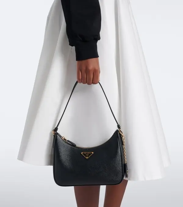 Prada Re-edition 2005 Mini Shoulder Bag - Black
