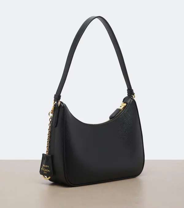 Prada Re-edition 2005 Mini Shoulder Bag - Black