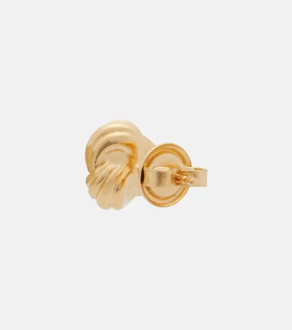 Bottega Veneta Intreccio 18kt -plated Sterling Silver Earrings