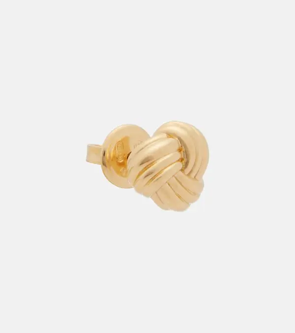 Bottega Veneta Intreccio 18kt -plated Sterling Silver Earrings
