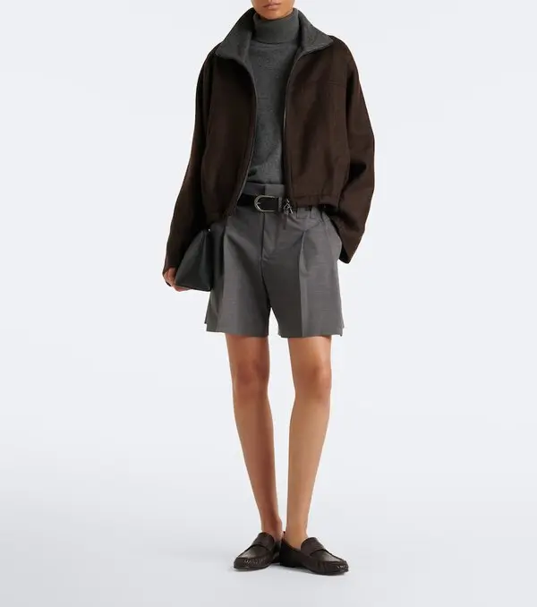 Brunello Cucinelli Tailored Wool-blend Shorts