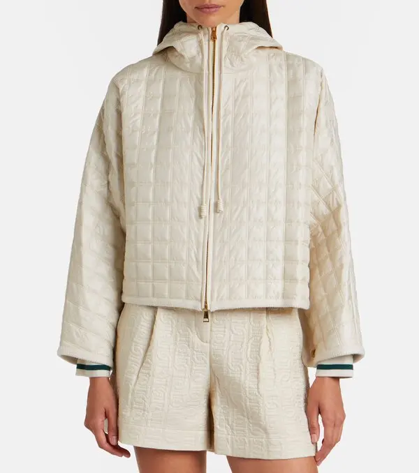 Moncler Quilted Hooded Jacket
