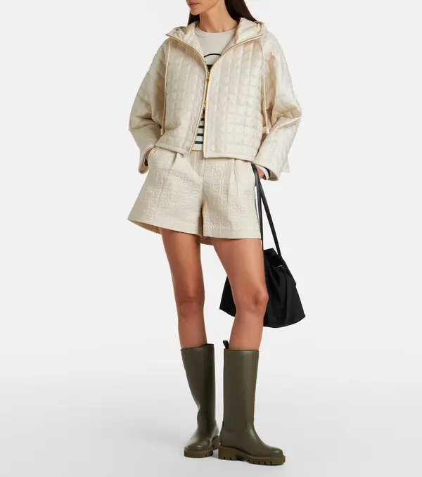 Moncler Quilted Hooded Jacket
