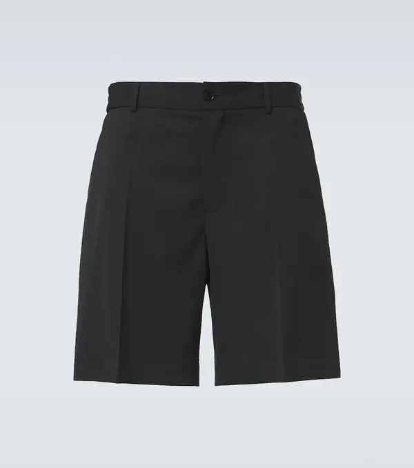 Moncler Bermuda Shorts With Elasticated Drawstring Waist