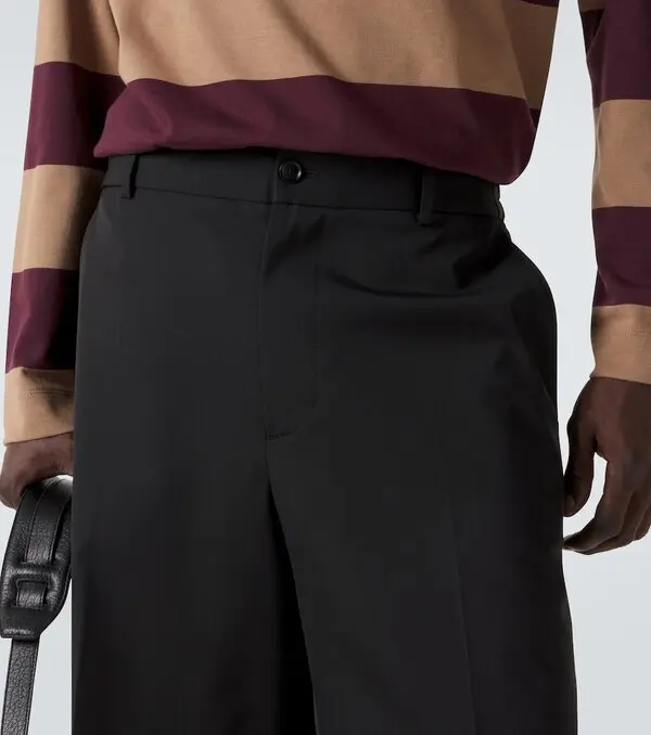 Moncler Bermuda Shorts With Elasticated Drawstring Waist