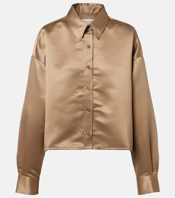 THE FRANKIE SHOP Arlen Satin Shirt