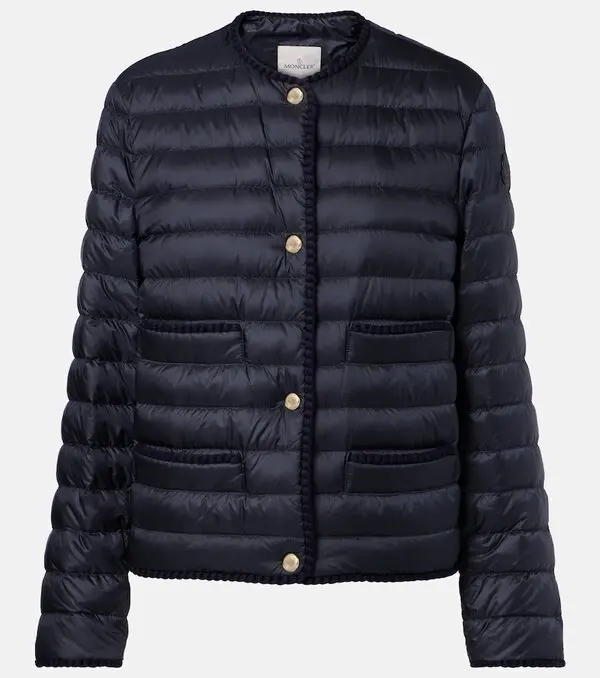 Moncler Quilted Down Jacket - Blue