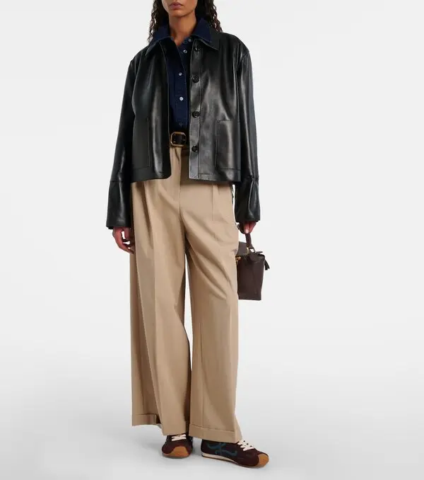 Loewe Puzzle Edge Small Leather Top-handle Bag - Brown