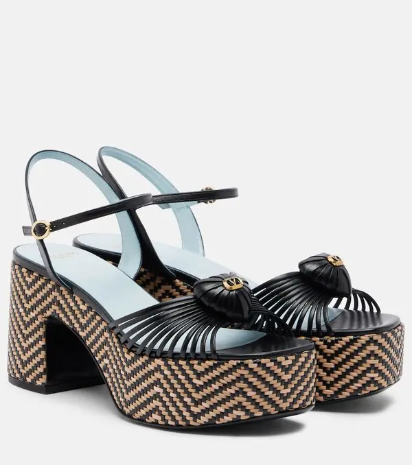 Valentino Garavani Cour Royal Platform Sandals