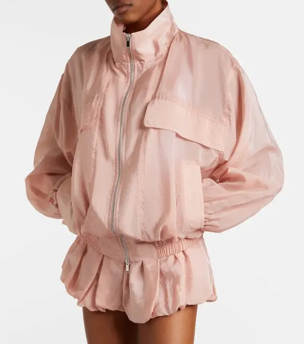 THE FRANKIE SHOP Drea Bomber Jacket - Pink